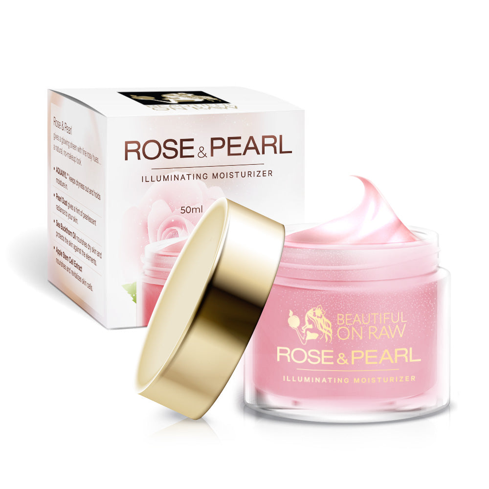 Rose & Pearl: Illuminating Moisturizer, 50 ml/1.7oz - BeautifulOnRaw